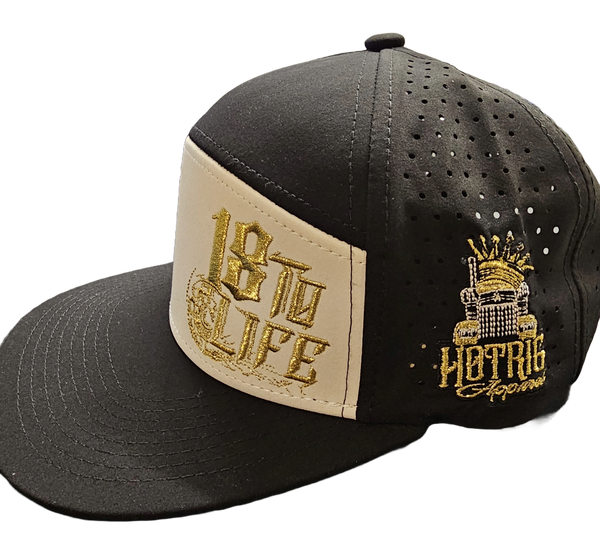 Hotrig 18 to Life Gold Black/White Snap - HOTRIG APPAREL